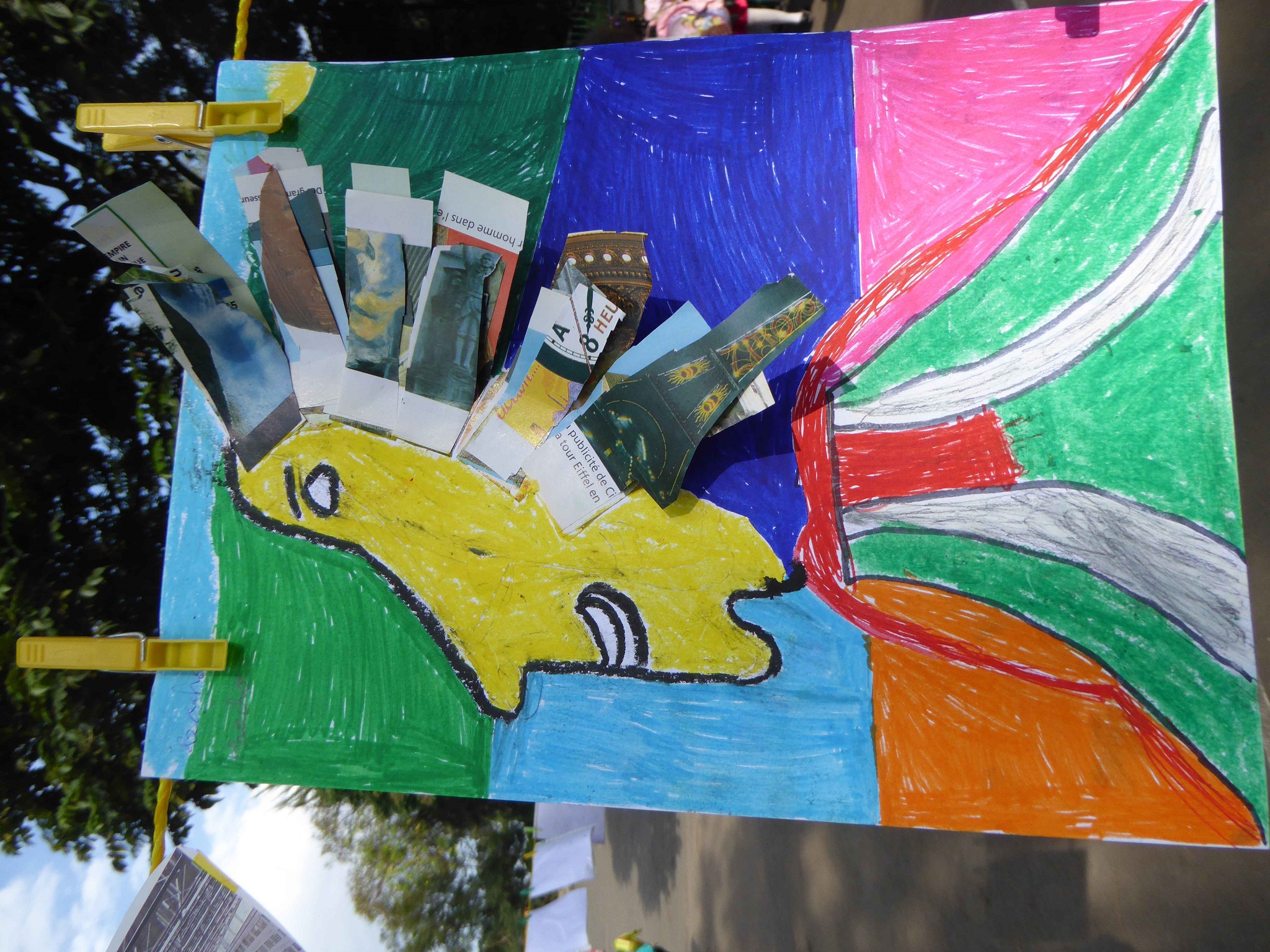 La Grande Lessive : un fil de plus en plus long - Mission laïque française