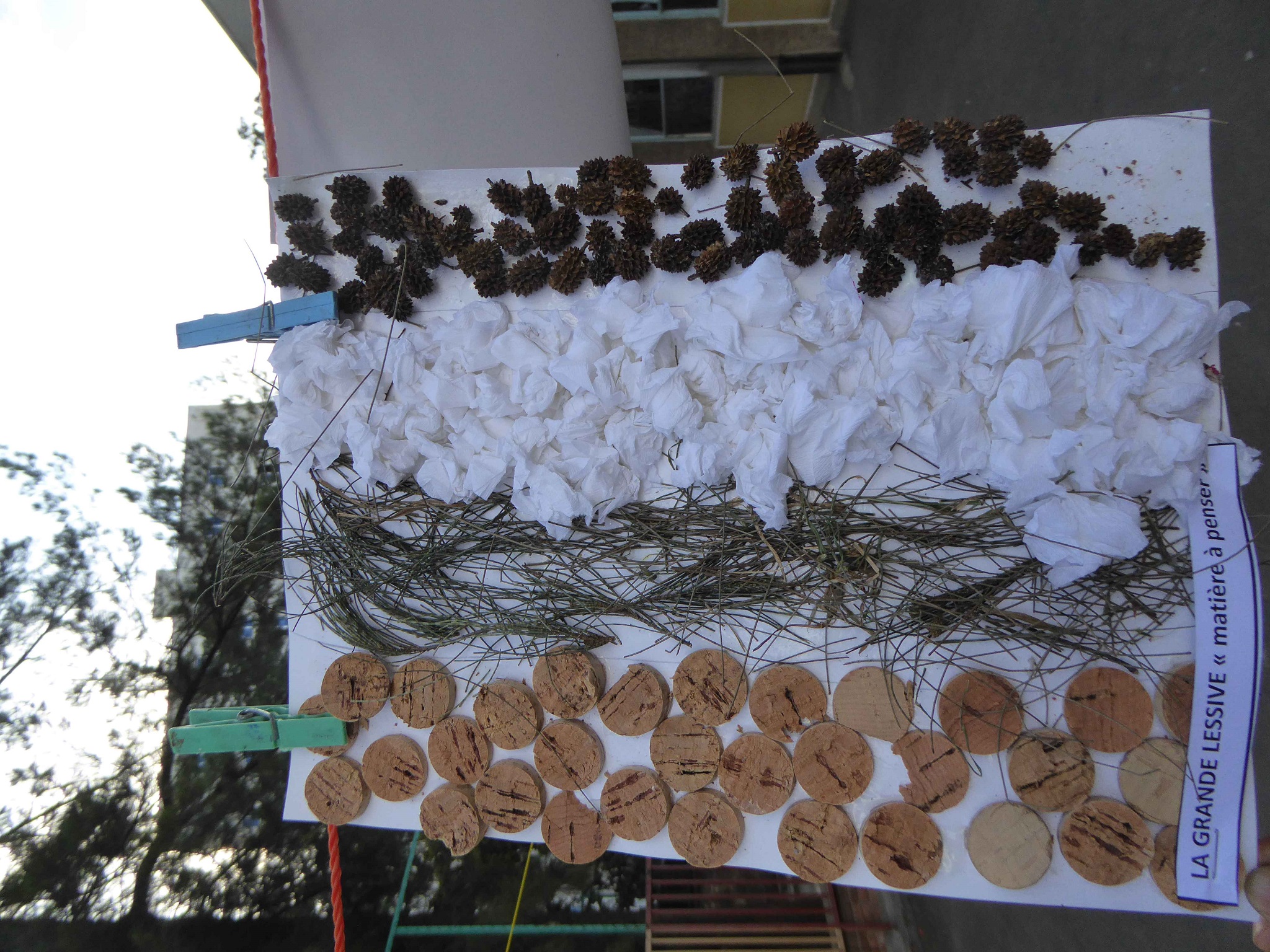 La Grande Lessive : un fil de plus en plus long - Mission laïque française